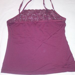 Hillard & Hanson Inimates | Tops | Burgundy Camisole | Poshmark